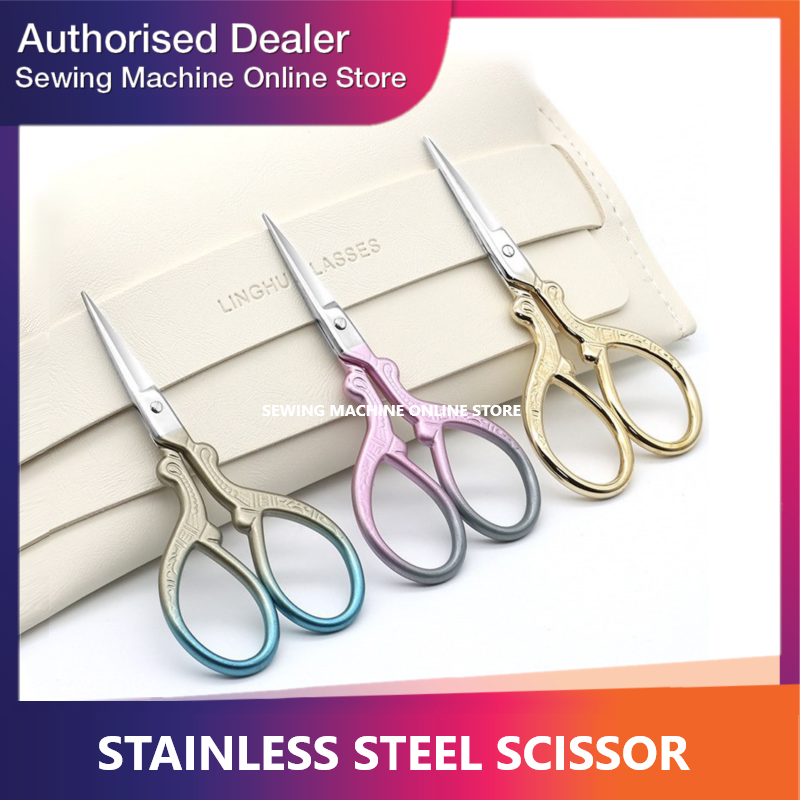 🔥READY STOCK🔥 Professional Stainless Steel Scissor / Gunting Vintage ...