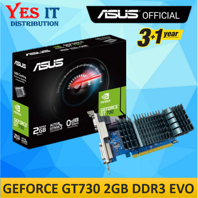 ASUS GeForce GT730 2GB GDDR3 EVO / GT730 2GB 4HDMI GDDR5 Low Profile Graphics Card GT730 ...