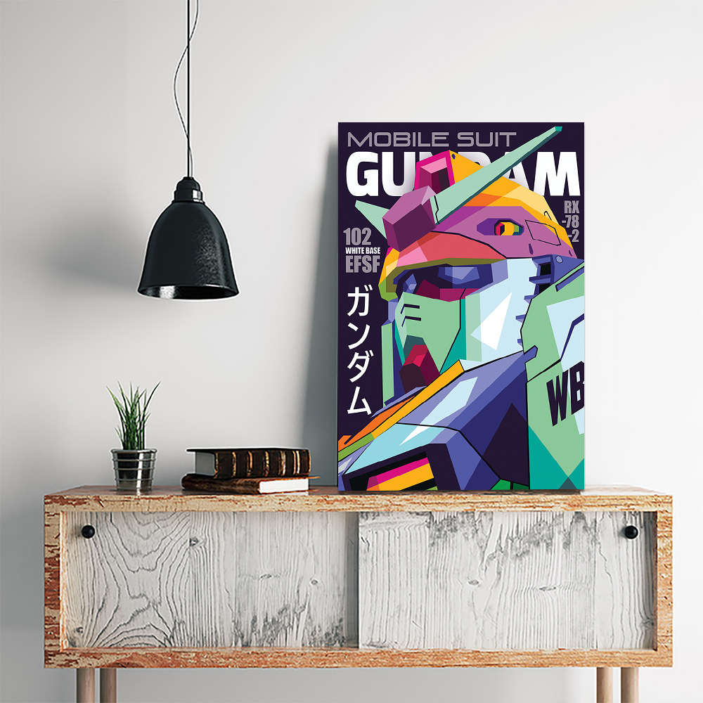 Frame Poster ANIME One Piece Naruto Jujutsu Kaisen Dragonball Gundam ...