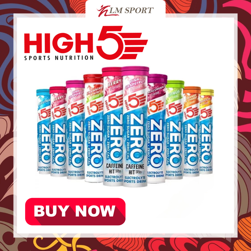 HIGH5 Zero Zero Calorie Electrolyte Sports Drink Non-Caffeine/Caffeine ...