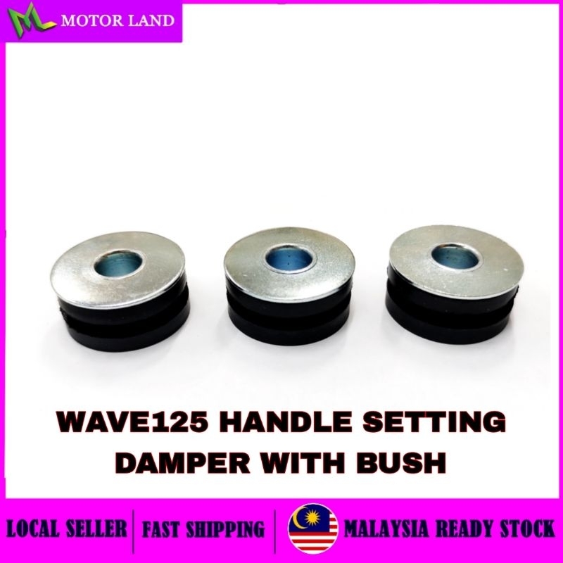 HONDA WAVE125 WAVE 125 W125 HANDLE SEETING DAMPER RUBBER & BUSH SET ...