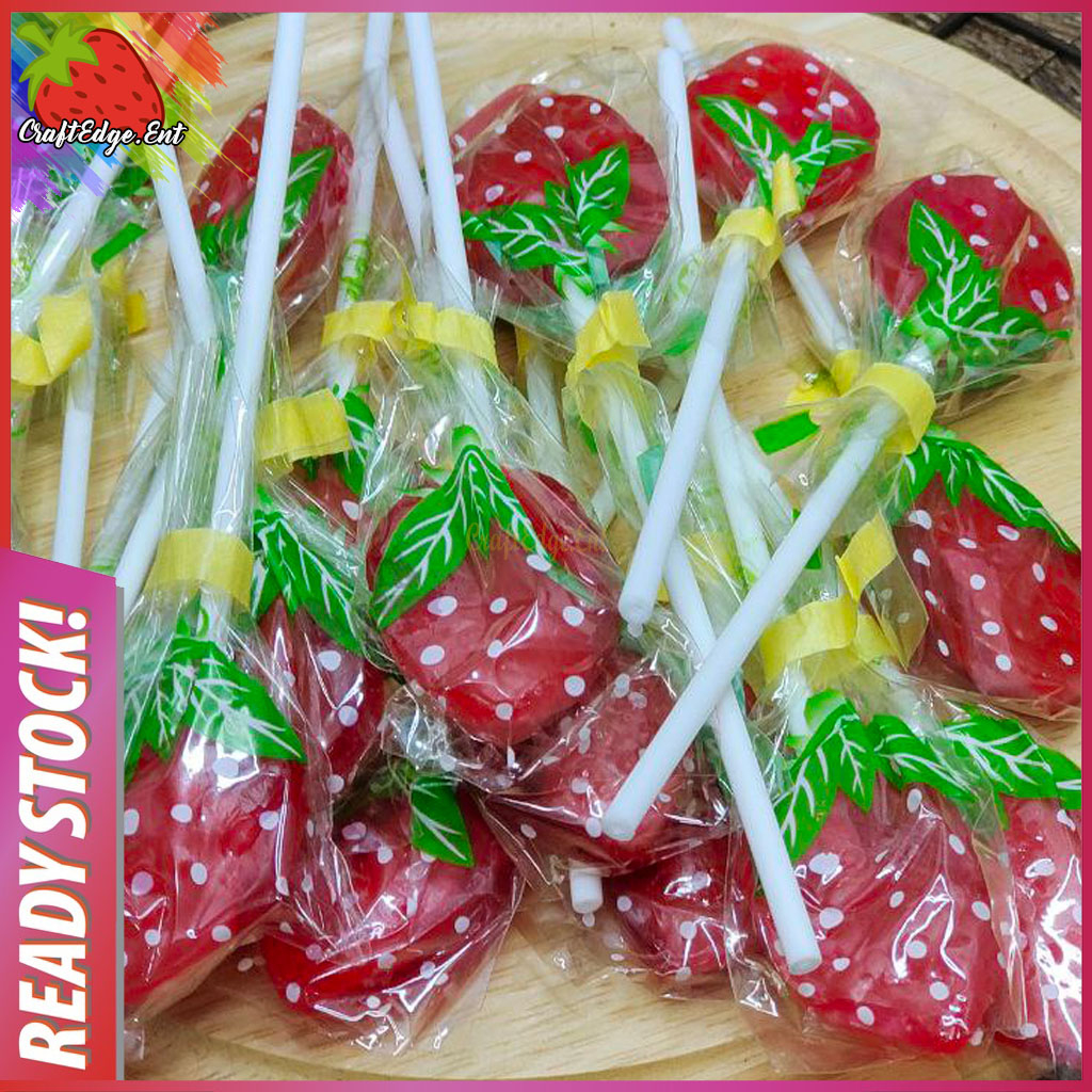 Strawberry Lolipop | Candy | Chocolate | Snacks | Fun Pack | Tester ...