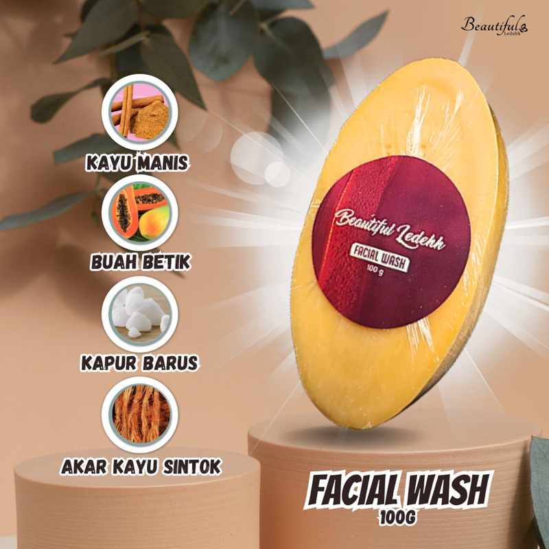 BEAUTIFUL LEDEHH FACIAL WASH ORI FREE GIFT | Shopee Malaysia