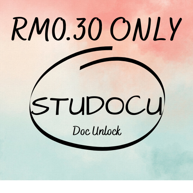StuDocu Unlock Document (FAST RESPONSE) | Shopee Malaysia