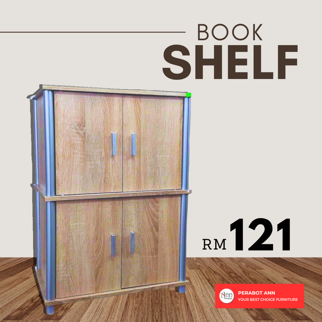 (PERABOT ANN) RAK BUKU 2 TINGKAT / RAK SERBAGUNA / BOOKSHELF / STORAGE ...