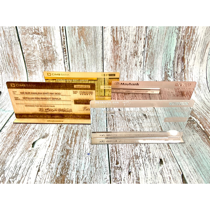 cek hantaran/morkup cek/ morkup cheque/cheque morkup/replika cek/cek ...