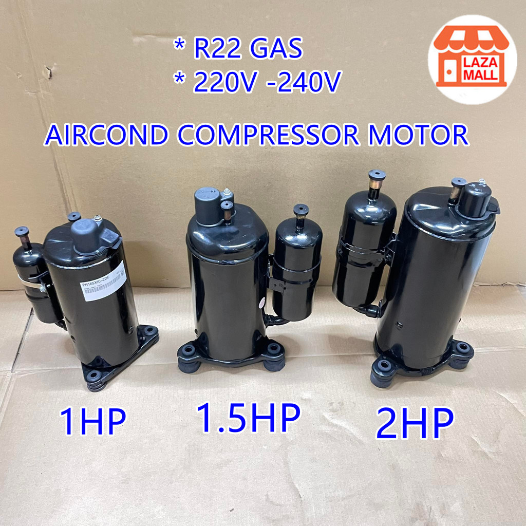 COMPRESSOR MOTOR AIRCOND 220V-240V R22 GAS OUTDOOR CONDENSER MOTOR 1hp ...
