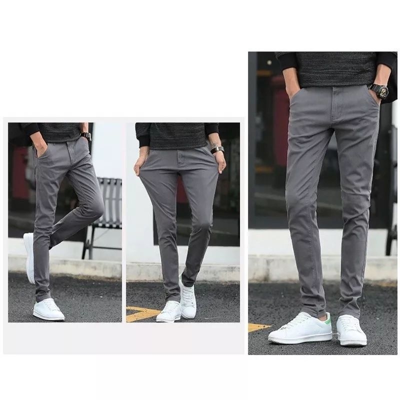 Saluer Slack Lelaki Slim Fit Stretchable Fabric... For Men Long Pant ...