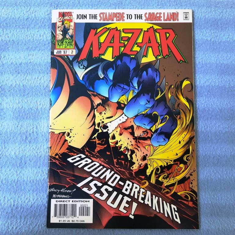 Ka-Zar #2 Variant Cover (Marvel Comics) Mark Waid, Andy Kubert, Jesse ...