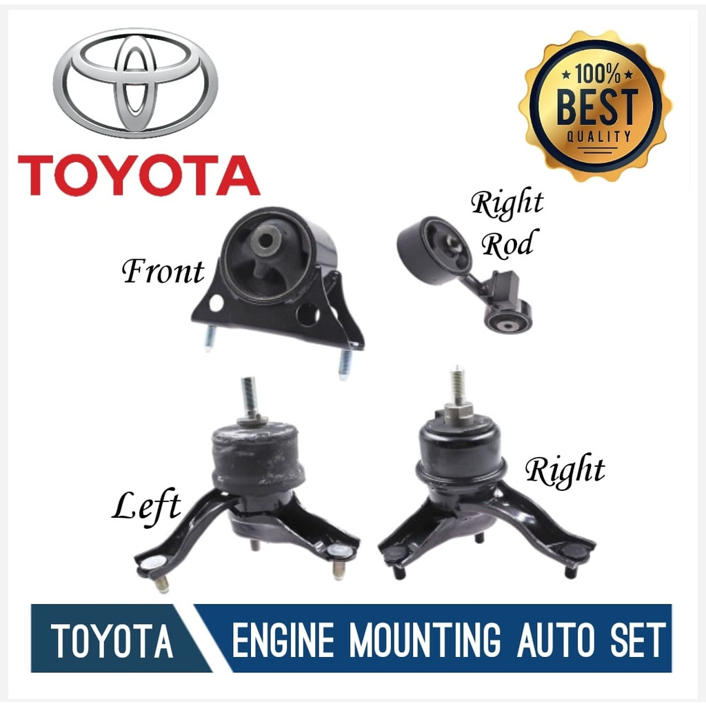 TOYOTA Engine Mounting Auto Set (TYPE A - 2 SCREW) for Toyota Alphard 2 ...