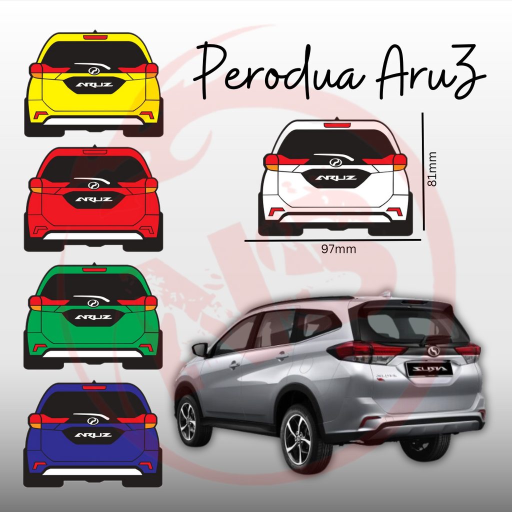 Perodua Car Model Sticker( No Plat) Myvi/Bezza/Aixa/Viva/Alza/Myvi2018 ...