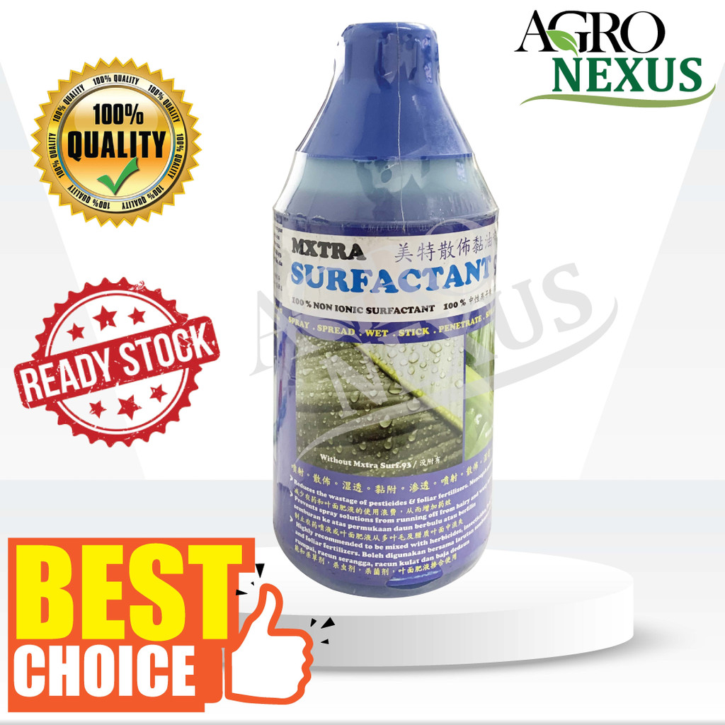 MXTRA SURFACTANT 93 1 LITER / GAM PELEKAT RACUN / BAJA FOLIAR | Shopee ...