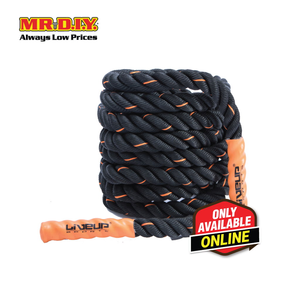 LIVEUP Sports Workout Battle Rope (9M) LS3676 | Shopee Malaysia