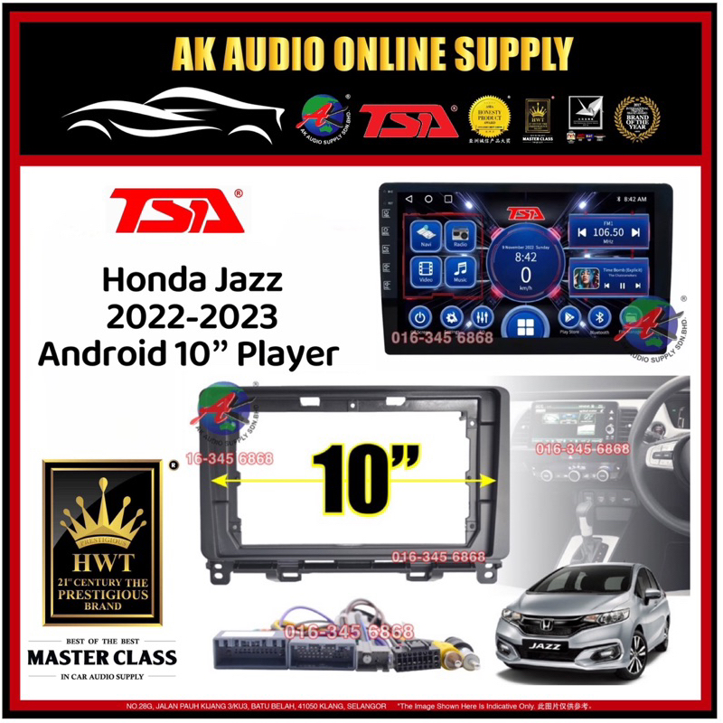 [ MTK 2+32GB ] TSA Honda Jazz 2022 - 2023 Android 10" inch Car player ...