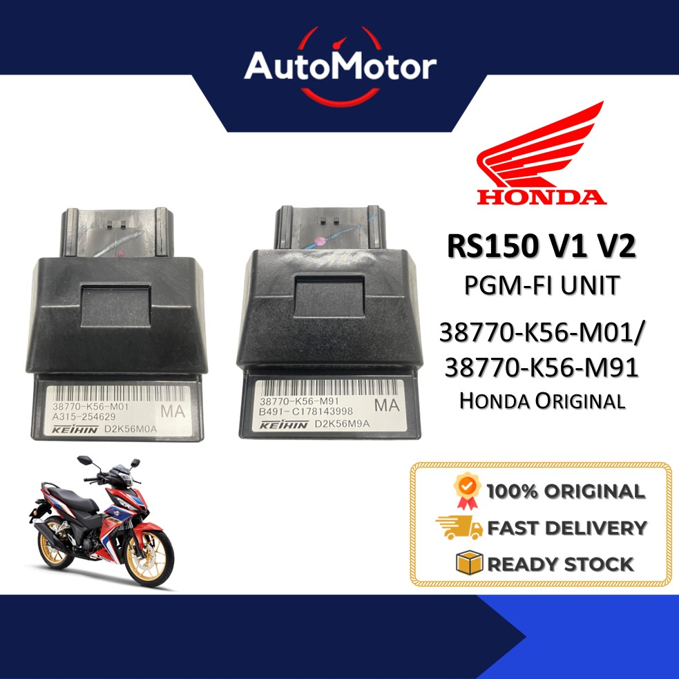 100% ORIGINAL HONDA RS150 RS-X RSX150 V1 V2 PGM-FI UNIT / ECU ENGINE ...