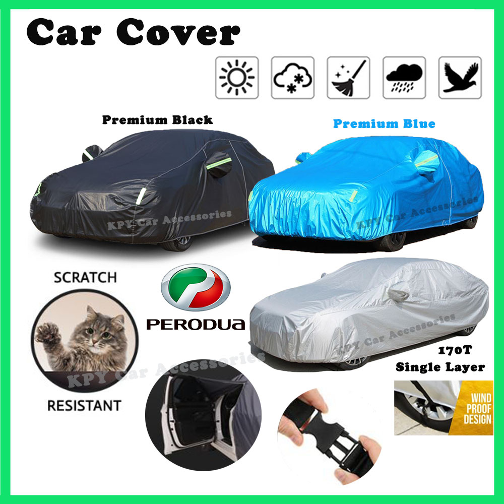 PERODUA CAR COVER Kereta MYVI AXIA BARU BEZZA VIVA KELISA KANCIL ALZA ...