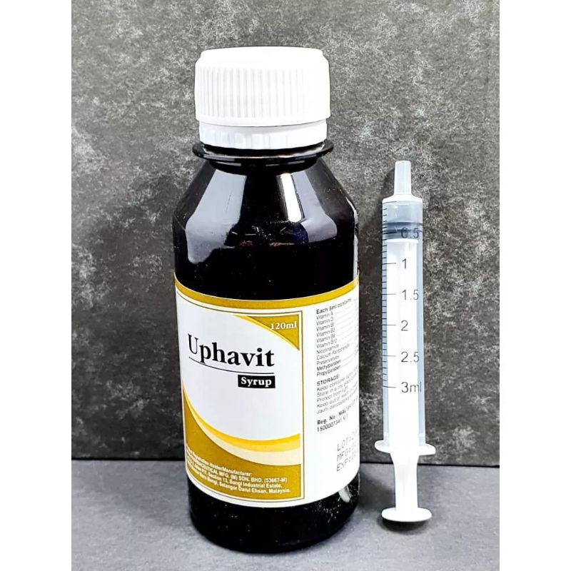 Original Uphavit Multivitamin 120ml + Syringe | Shopee Malaysia