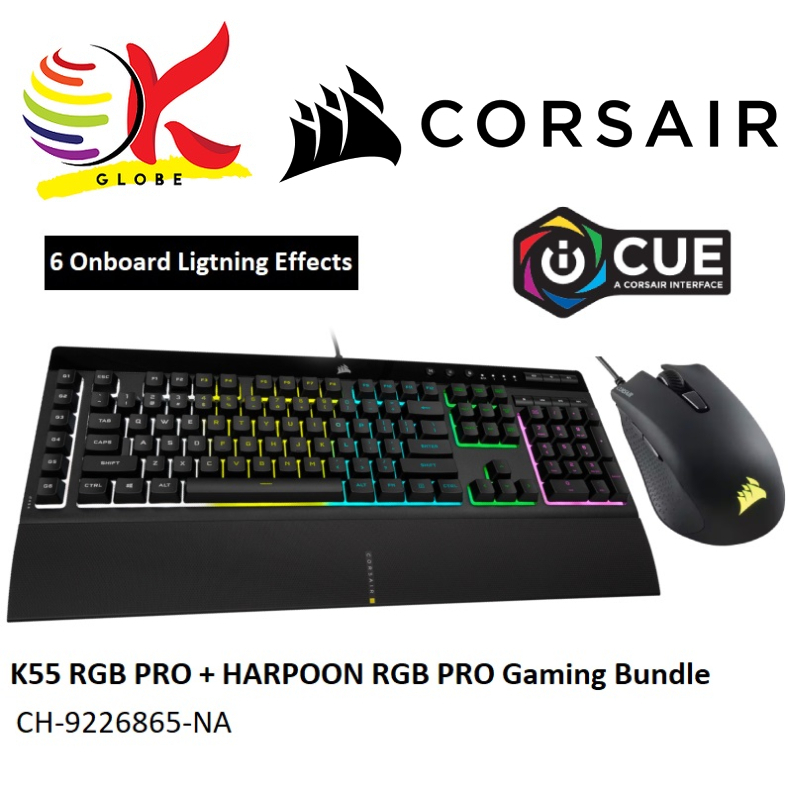 CORSAIR K55 RGB PRO / K55 RGB PRO + HARPOON RGB PRO GAMING KEYBOARD ...
