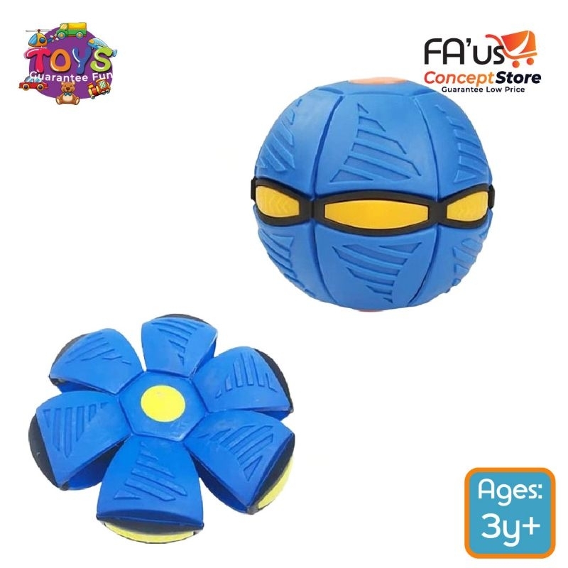 UFO Magic Ball Viral Flying Saucer Flat Throw Disc Ball Led Light Toy ...
