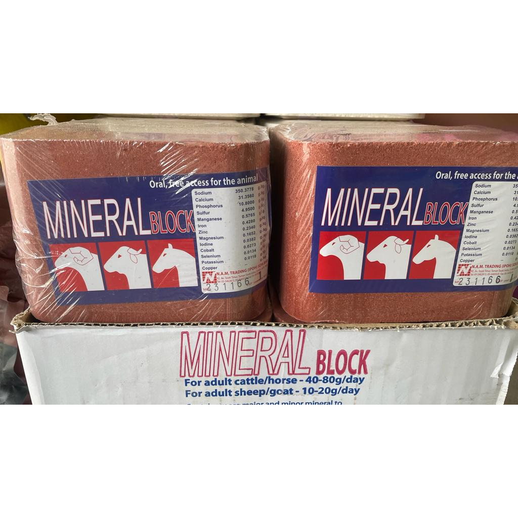 Mineral Block For Cow Goat Cattle / Garam Jilat Ternakan & Haiwan ...