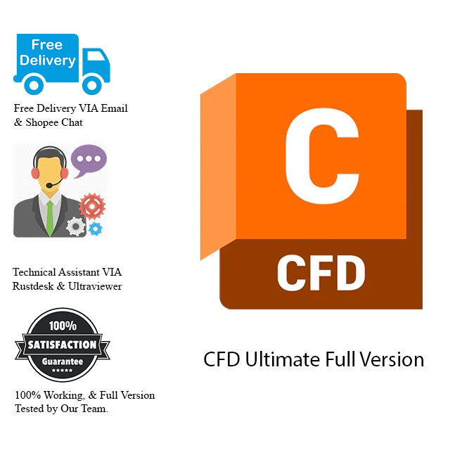 CFD Ultimate 2017 | 2018 | 2019 | 2021 | 2023 | 2024 Full Version | Shopee Malaysia