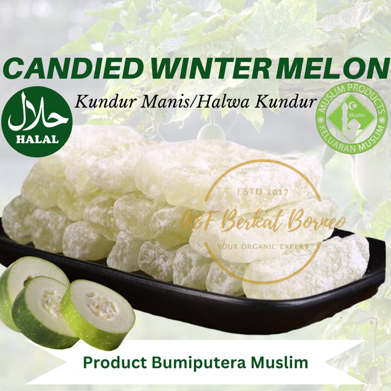 Candied Winter Melon/Gula Kundur/Halwa Kundur[Muslim Seller] | Shopee ...