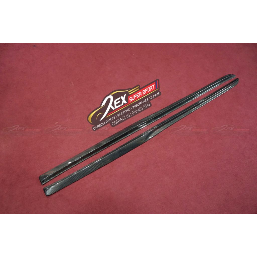 Mercedes Benz C-CLASS W205 C200 C250 C300 C43 C63S AMG Side Skirt Lip ...