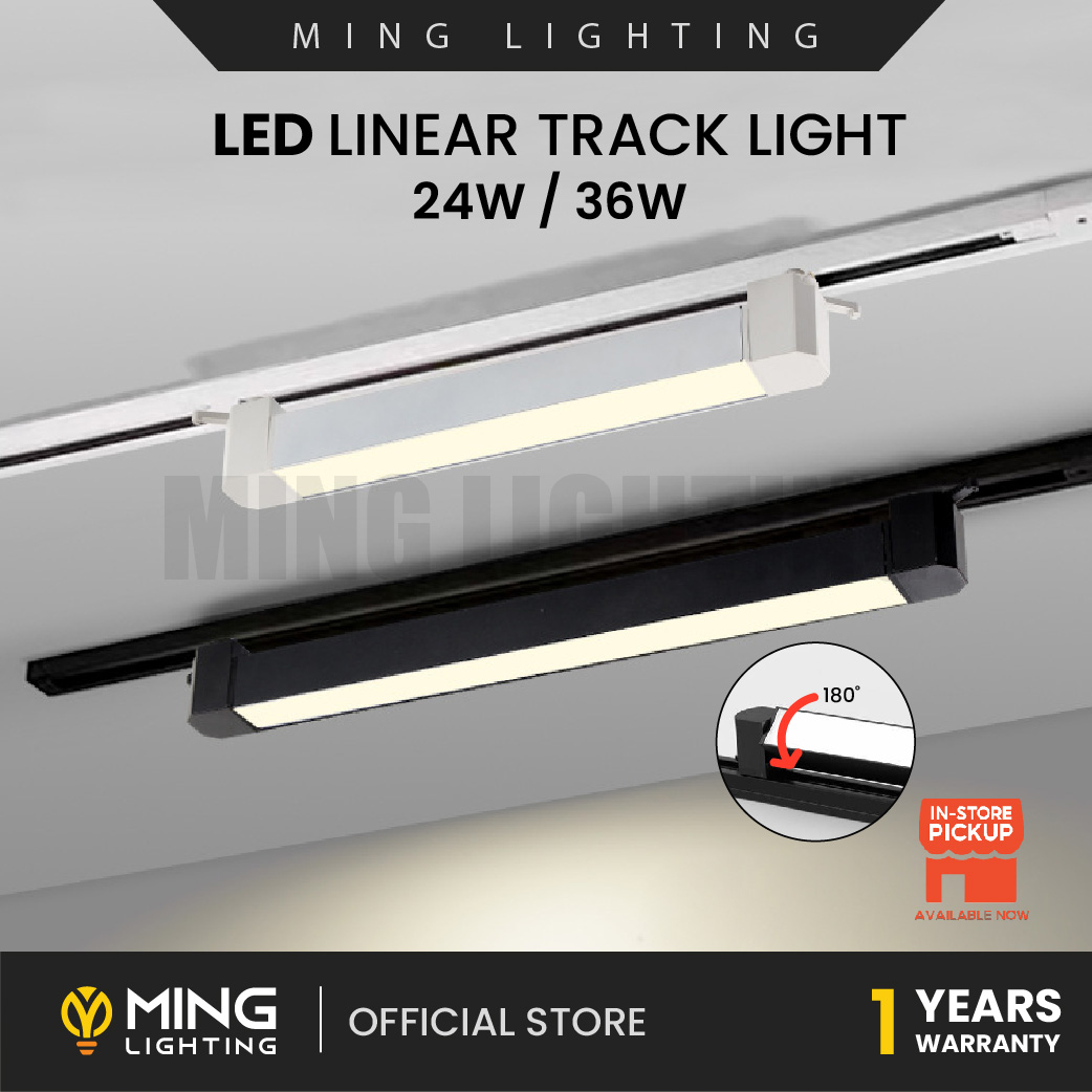 Track Light System Nuvo TR120 4-Feet Track Rail - White Traditional ...