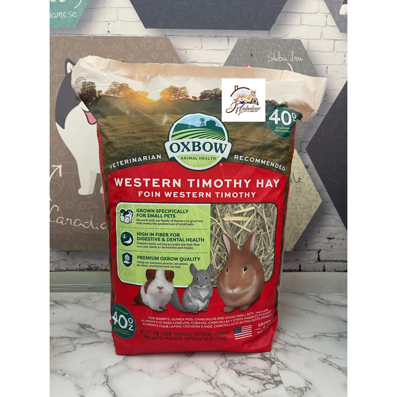 Oxbow Western Timothy Hay 15oz(425g) / 40oz(1.13kg) | Shopee Malaysia