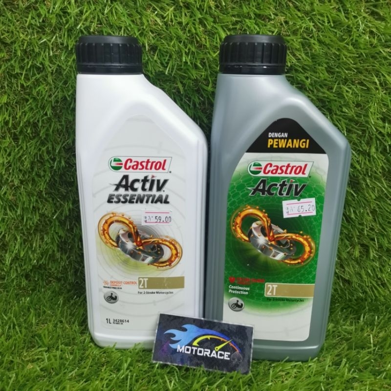 CASTROL ACTIV ENGINE OIL 2T FRAGRANCE MINYAK HITAM 100% ORIGINAL ...