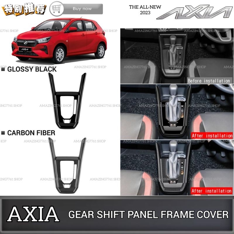 AMAZING NEW PERODUA AXIA 2023 2024 CAR GEAR SHIFT PANEL FRAME COVER GARNISH CONSOLE GEAR SHIFT PANEL GARNISH ACCESSORIES Shopee Malaysia