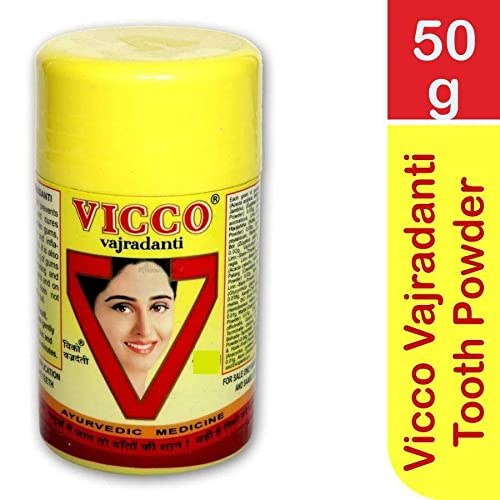 VICCO AYURVEDIC TOOTH POWDER 50G | Shopee Malaysia