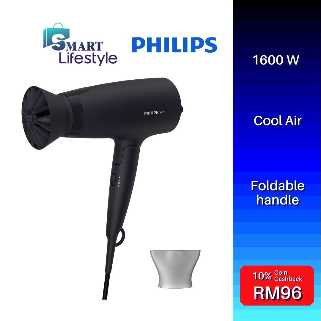 Philips 3000 Series Hair Dryer BHD308/13 BHD308 | Shopee Malaysia