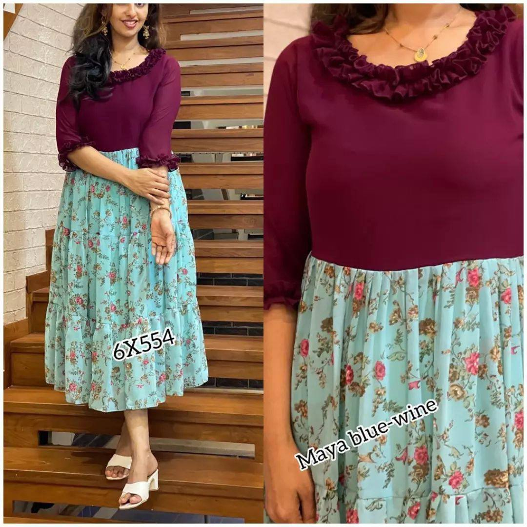 New Launch Printed Western Dress BY VELORA. | Shopee Malaysia