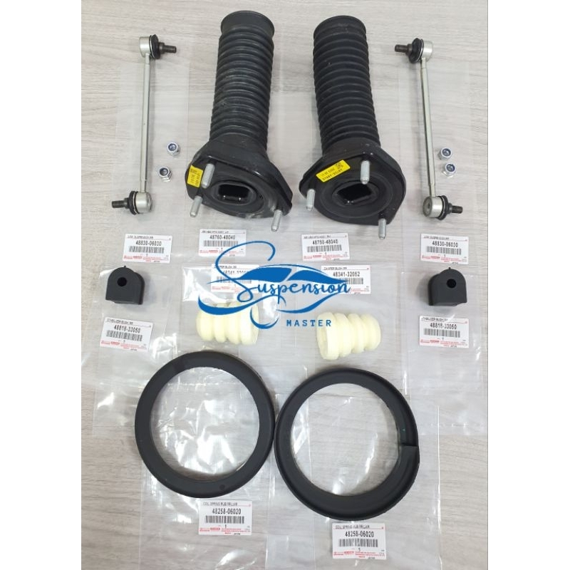 10 IN 1 SET - REAR SUSPENSION PART - TOYOTA HARRIER (2004 - 2013) ACU30 ...