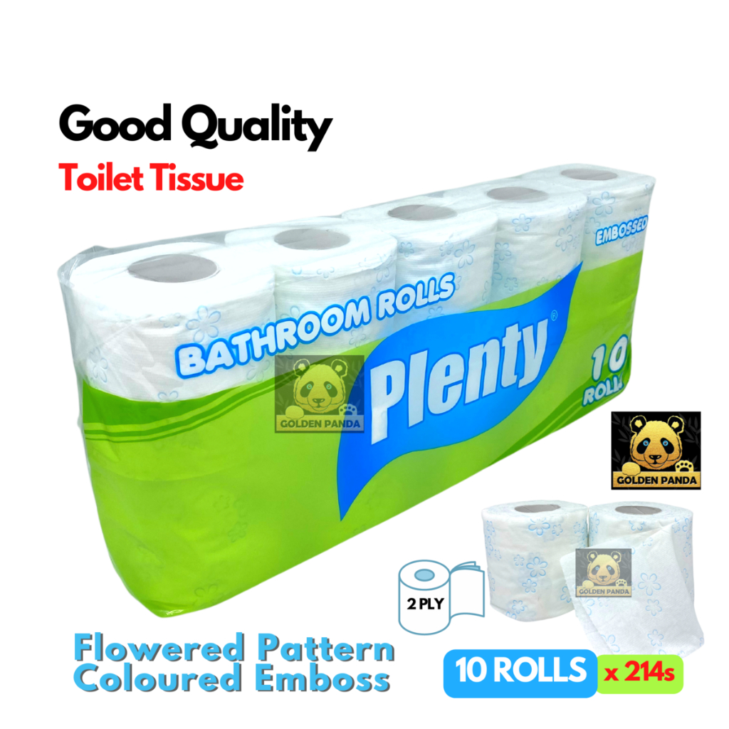 Plenty Toilet tissue roll/Bathroom Tissue/Toilet roll emboss 2 Ply ...