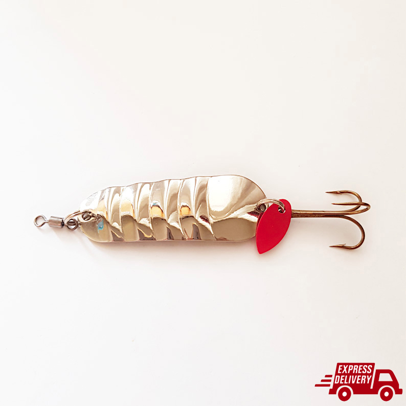 Abu Garcia Atom 20g Silver Spoon Fishing Lure (Used) | Shopee Malaysia