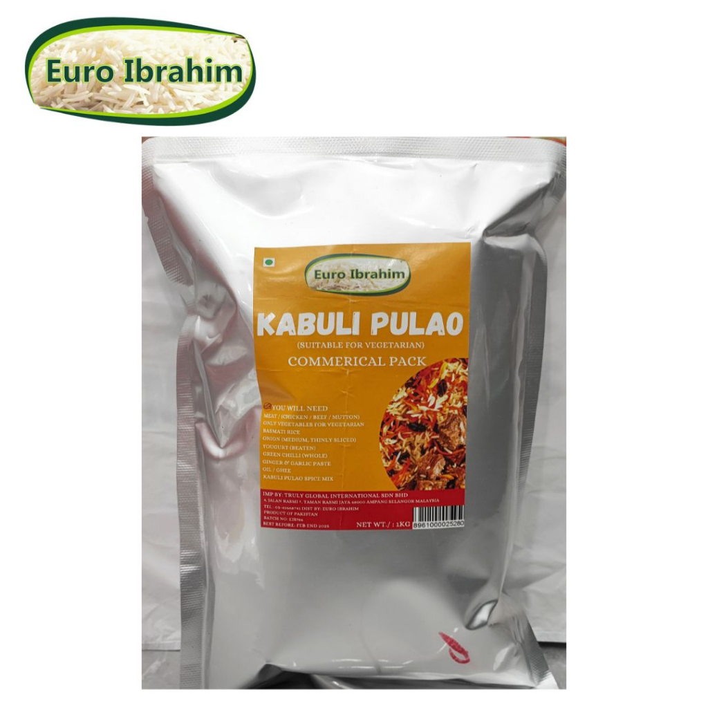 Euro Ibrahim Commercial Pack Kabuli Pulao 1kg | Shopee Malaysia