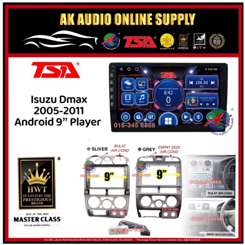 [ MTK 2+32GB ] TSA Isuzu D-Max Dmax 2005 - 2011 Android 9'' inch Car ...