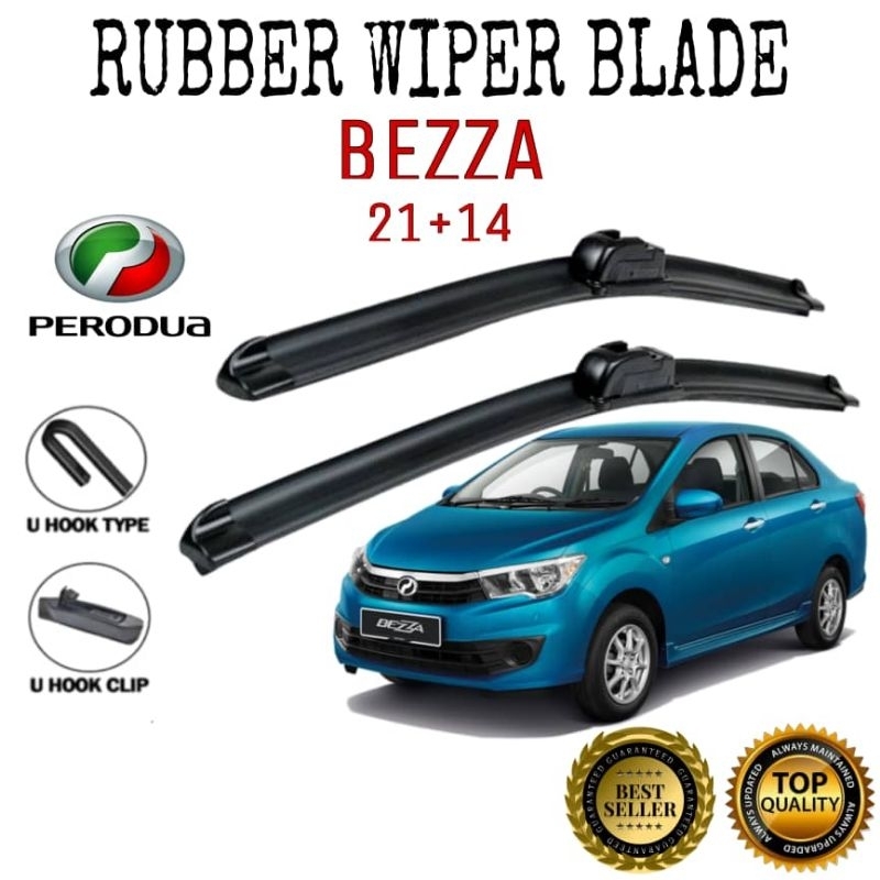 Rubber Wiper Blade Perodua Bezza 21"+14" | Shopee Malaysia