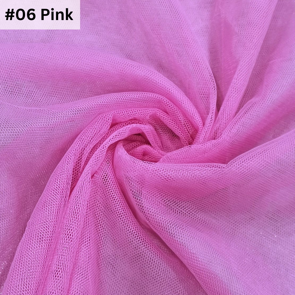 🌸 Kain Net Lembut Soft Net Mesh Fabric Bidang 60" For Gift Wrapping ...