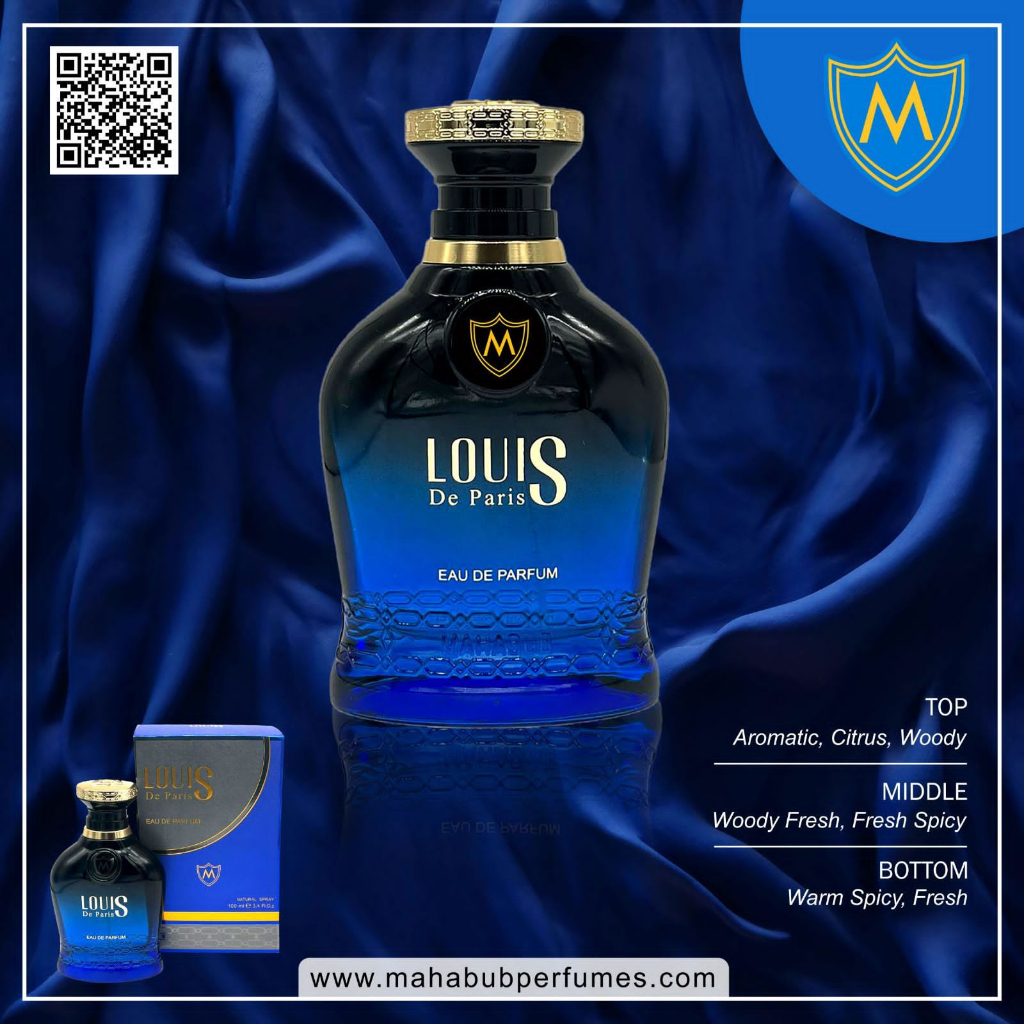 Dubai Perfume - Louis de Paris Blue 100ml - 100% Original From Dubai by ...