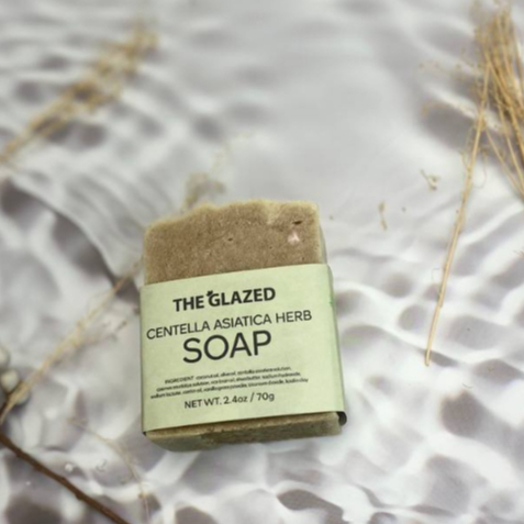 Centella asiatica herb cold processed soap / centella asiatica body ...