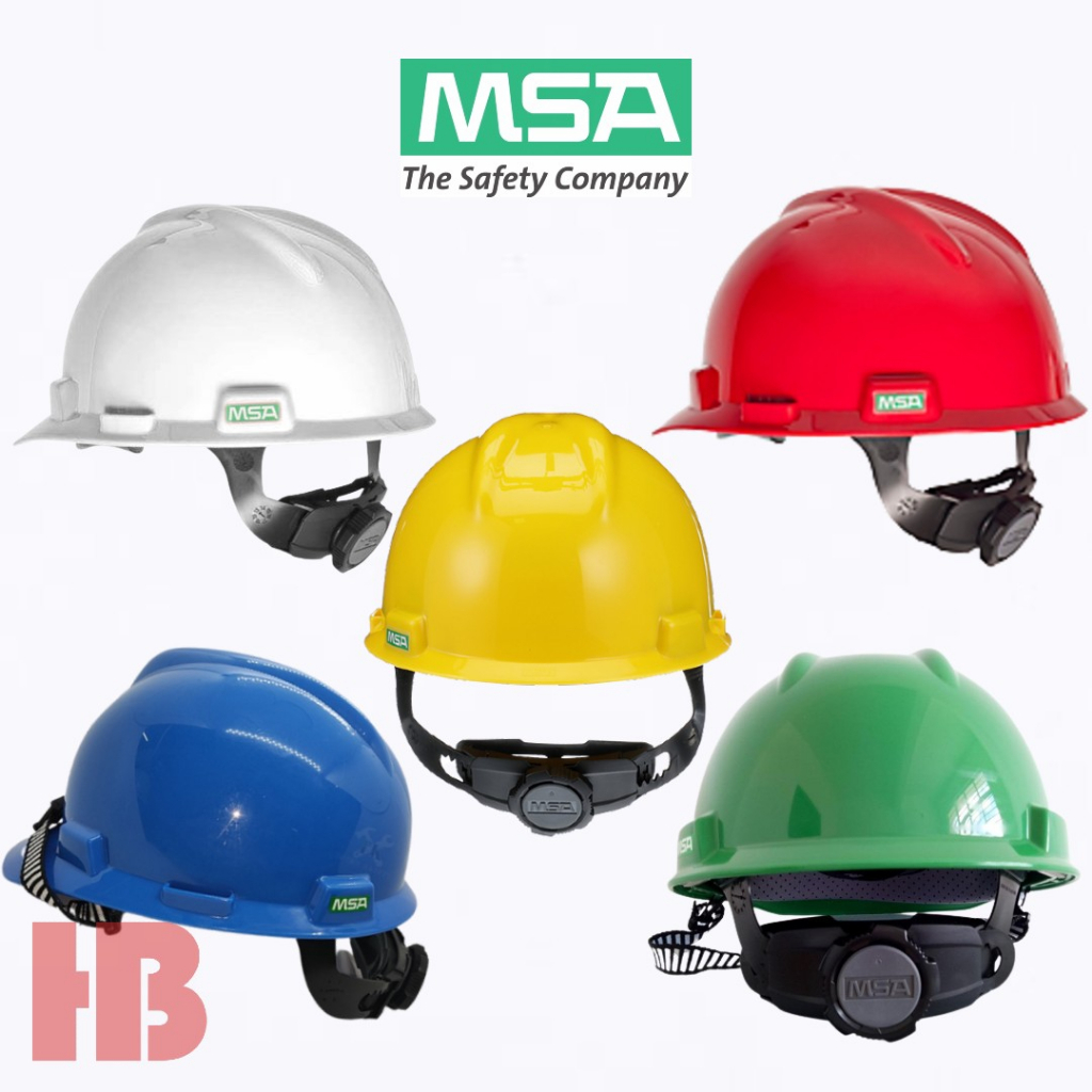 💥[READY STOCK]💥 MSA SAFETY V-GARD PROTECTION CAP WITH FAST TRAC ON ...