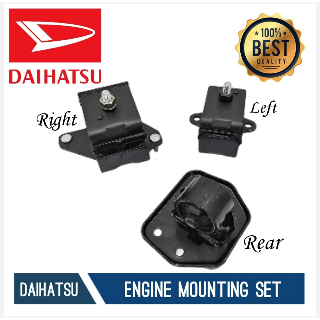DAIHATSU Engine Mounting Set for Daihatsu Granmax 1.5L S402 (RH - 1 ...