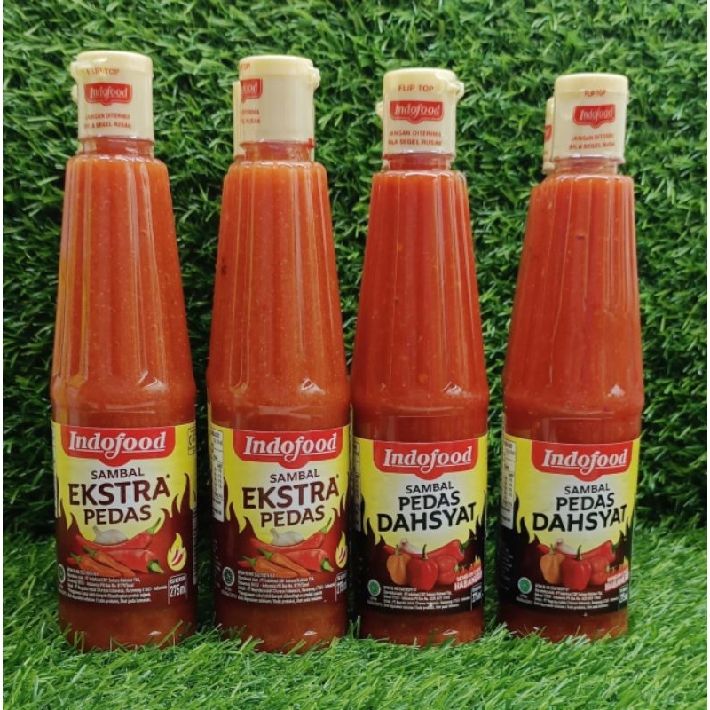 SOS INDOFOOD SAMBAL EXTRA PEDAS BOTOL 275ML | Shopee Malaysia