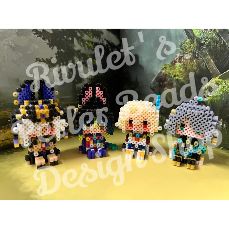 【Handmade手工】Genshin Impact Figure 3D Mini Seating Perler Beads- Cyno ...