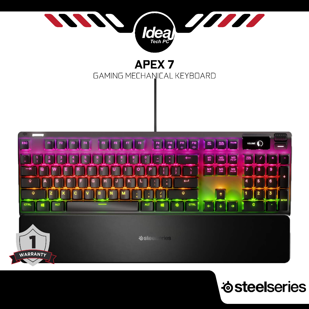 SteelSeries APEX 7 | MINI-OLED Display | US Layout | Mechanical Gaming ...