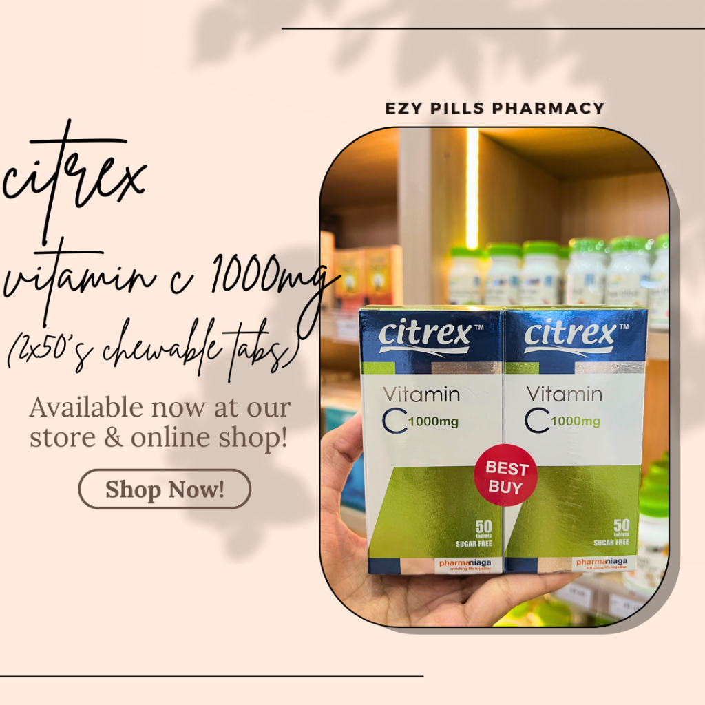 Citrex Vitamin C 1000mg (50's / 2x50's) | Shopee Malaysia