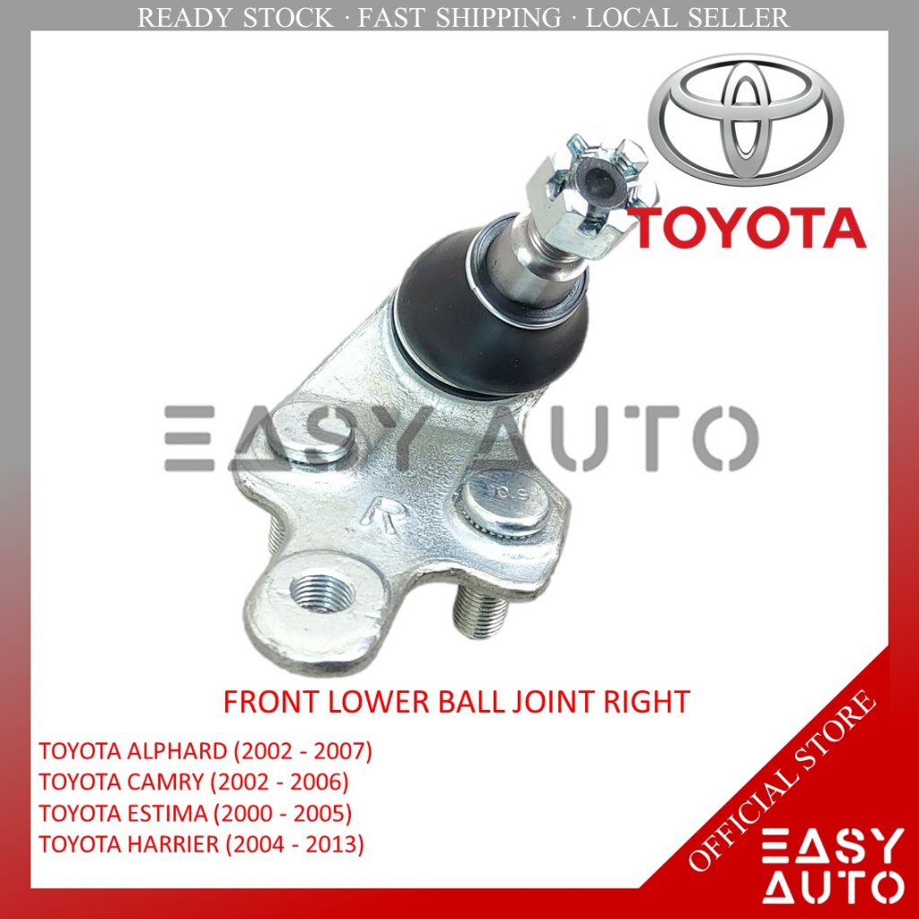 FRONT LOWER BALL JOINT RIGHT-43330-29045 / 43330-09160 -TOYOTA ALPHARD ...